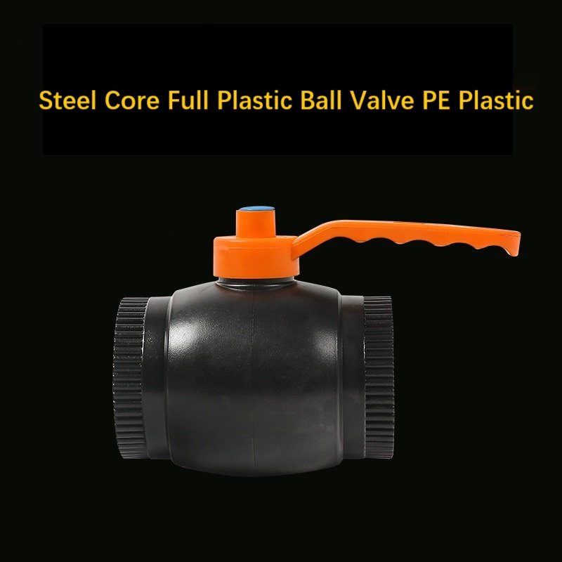 Steel Core Full Plastic Ball Valve PE Plastic Pipe Fitting - HRY Value
